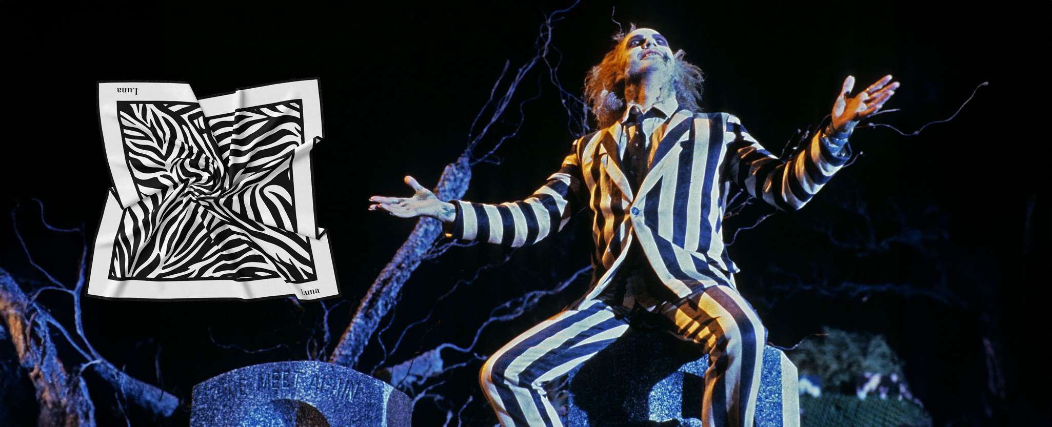 Accessorize as characters from Beetlejuice! – Our Scarves